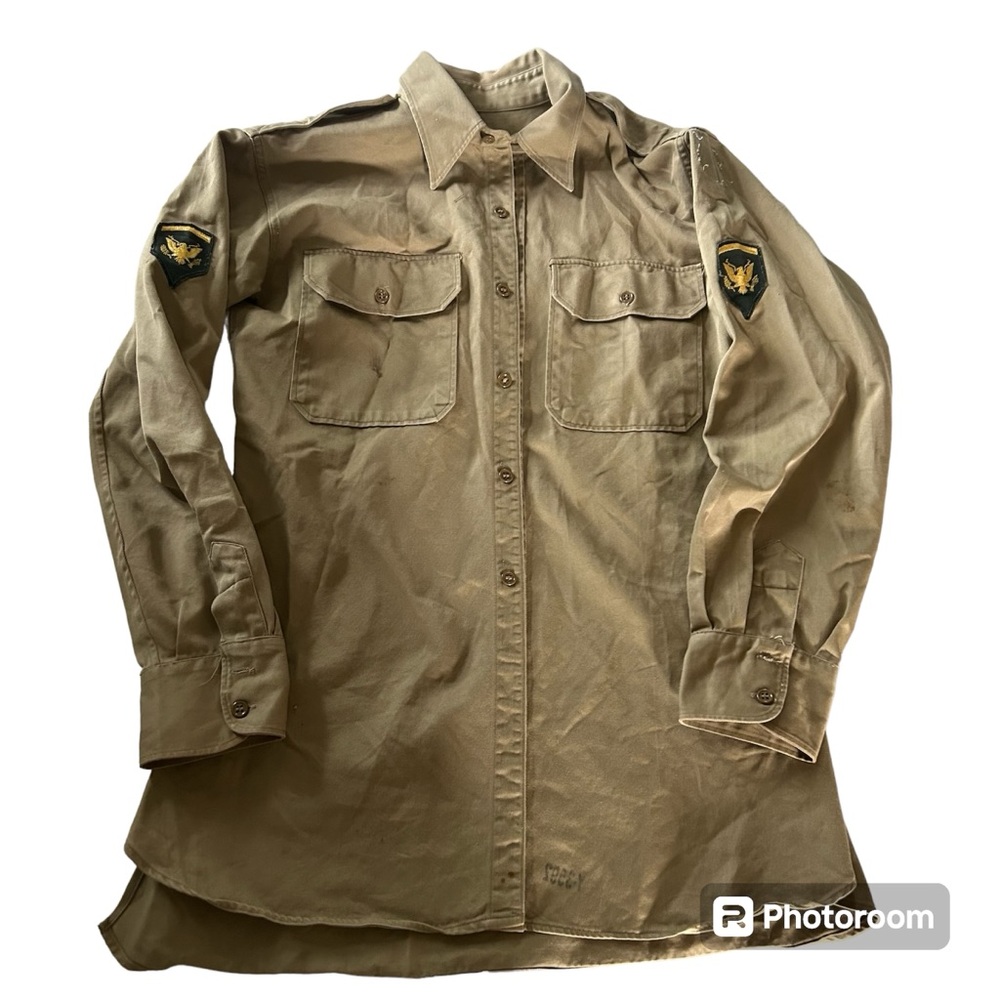 Army 1960 Specialist Military Jacket Tan Fatigues Men… - Gem